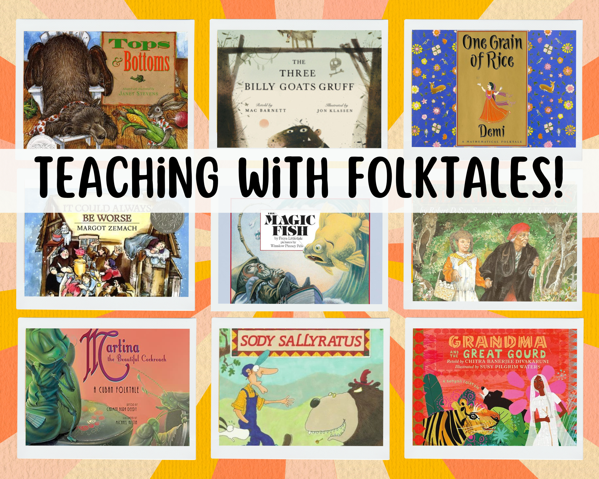 Teaching elements of a story using folktales