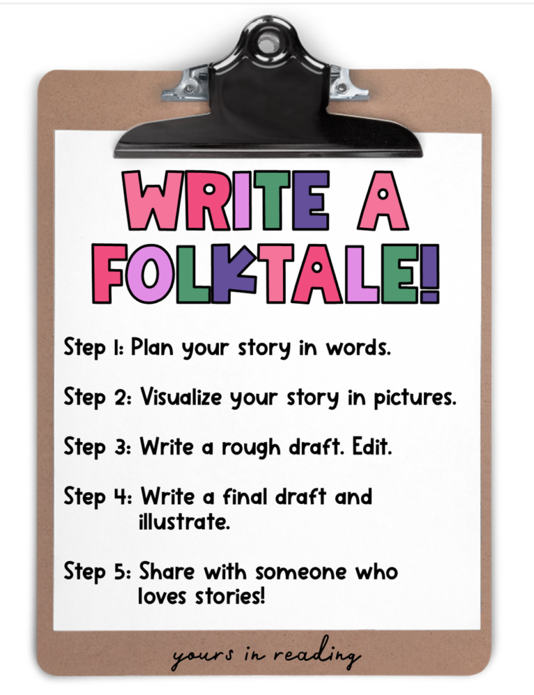 Teaching elements of a story using folktales
